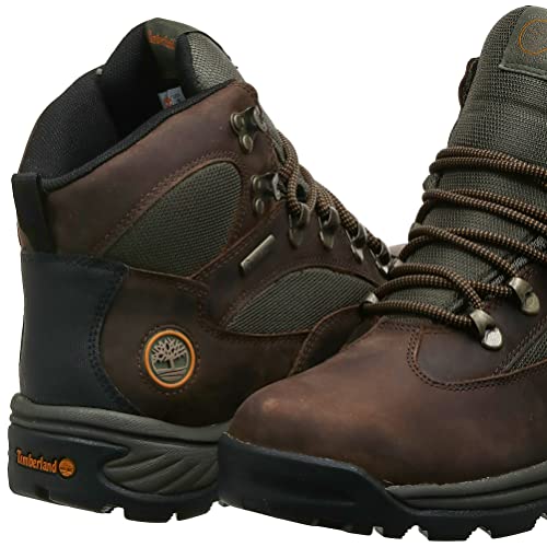 Timberland Men's Chocorua Trail Mid Waterproof, Brown/Green, 13 D - Medium