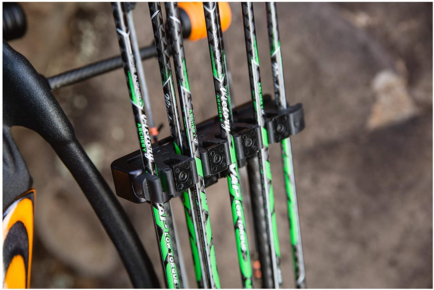 Tightspot Hunting Shooting Archery Lightweight 7-Arrow Quiver with Quick Draw System, Black, Right Hand