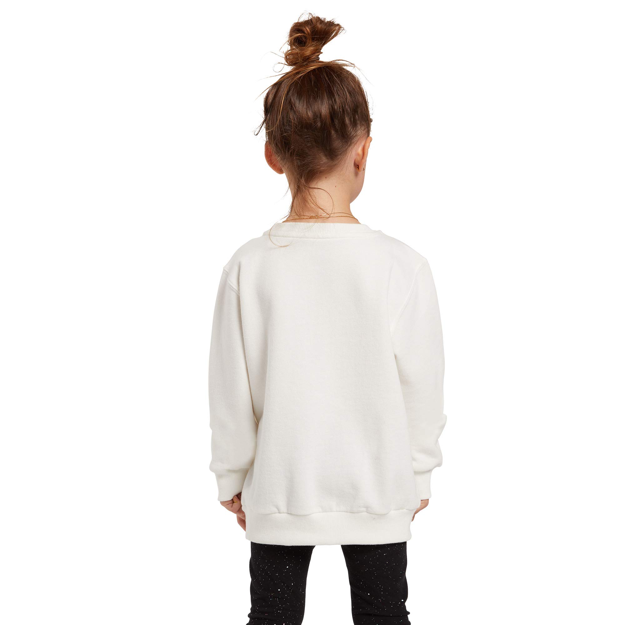 Volcom Girls' Darting Traffic Crew Fleece Sweatshirt, Mist, 6X