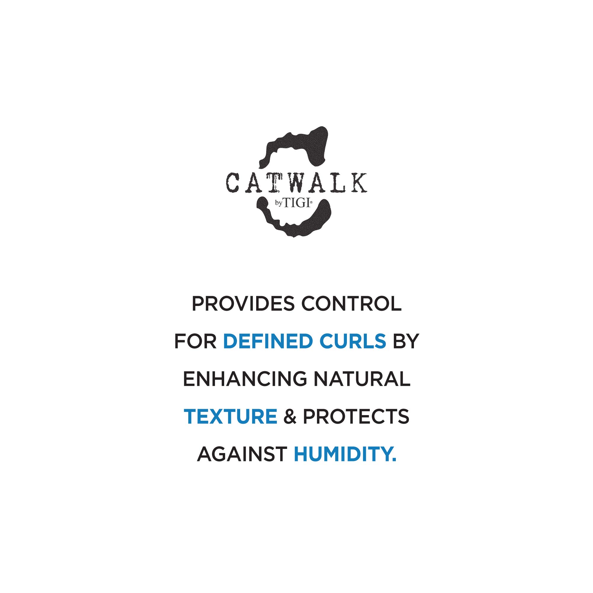 TIGI Catwalk Curls Rock Amplifier - For Defined Curls & Waves, Enhances Natural Texture, Provides Hold & Control, Humidity & Heat Protection, 4 oz (Pack of 2)