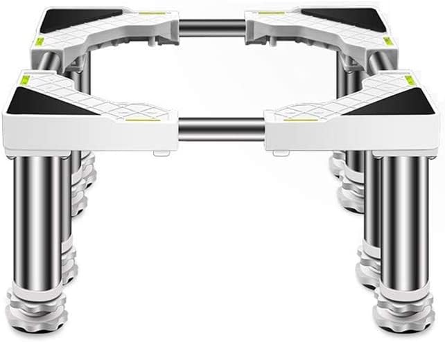 Washing Machine Refrigerator Stand Base High Rack Adjustable Washer Dryer Stand Pedestal Length/Width 45-65cm Wine Cooler Holder Bracket Cookers Rack Anti-vibration Mat ( Color : 8legs , Size : 11.4-1