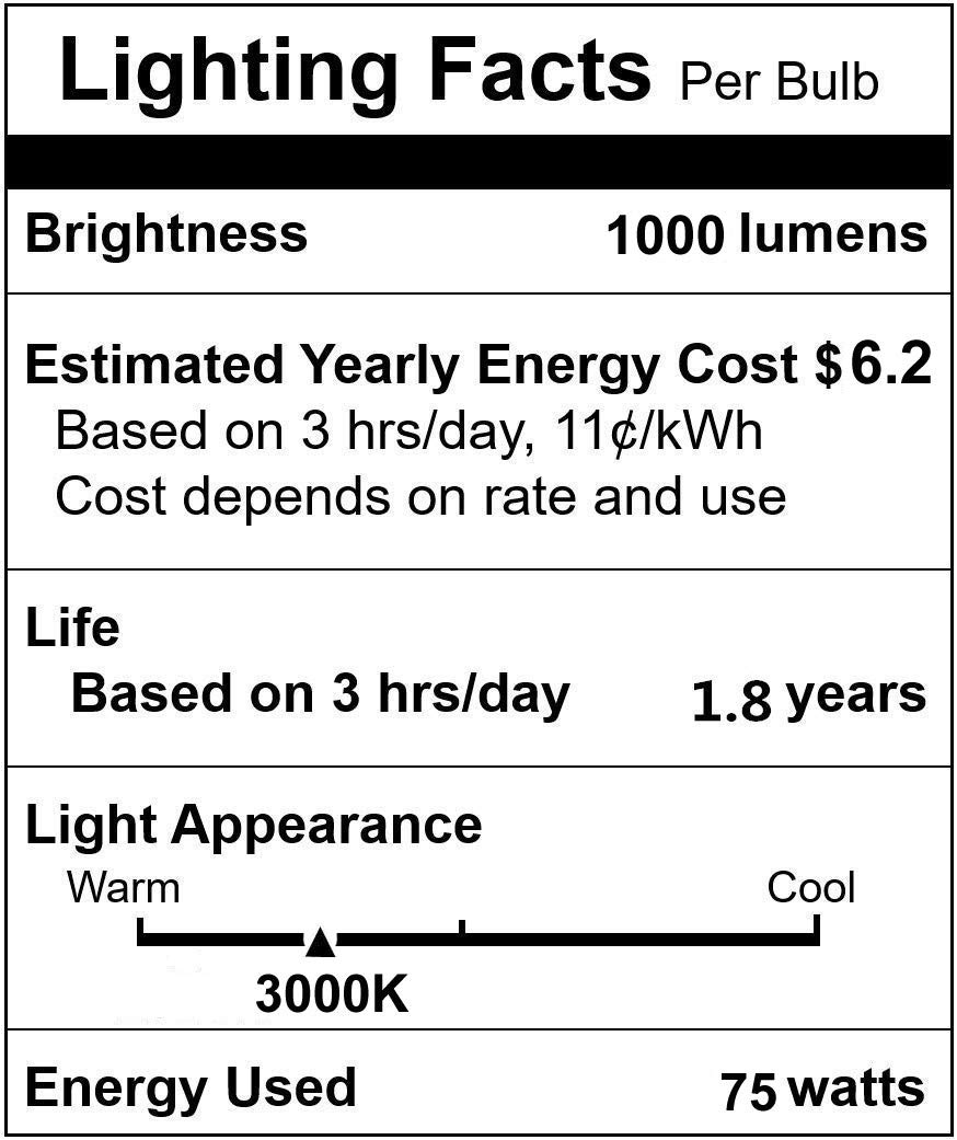 Vinaco Par30 Long Neck Halogen 75w, 6PCS PAR30s 75W 120V Flood Light Bulbs, Dimmable, High Efficiency& Long Lasting Life, E26 Base, 3000K Warm White, Great for Accent Lighting, Tracking Light