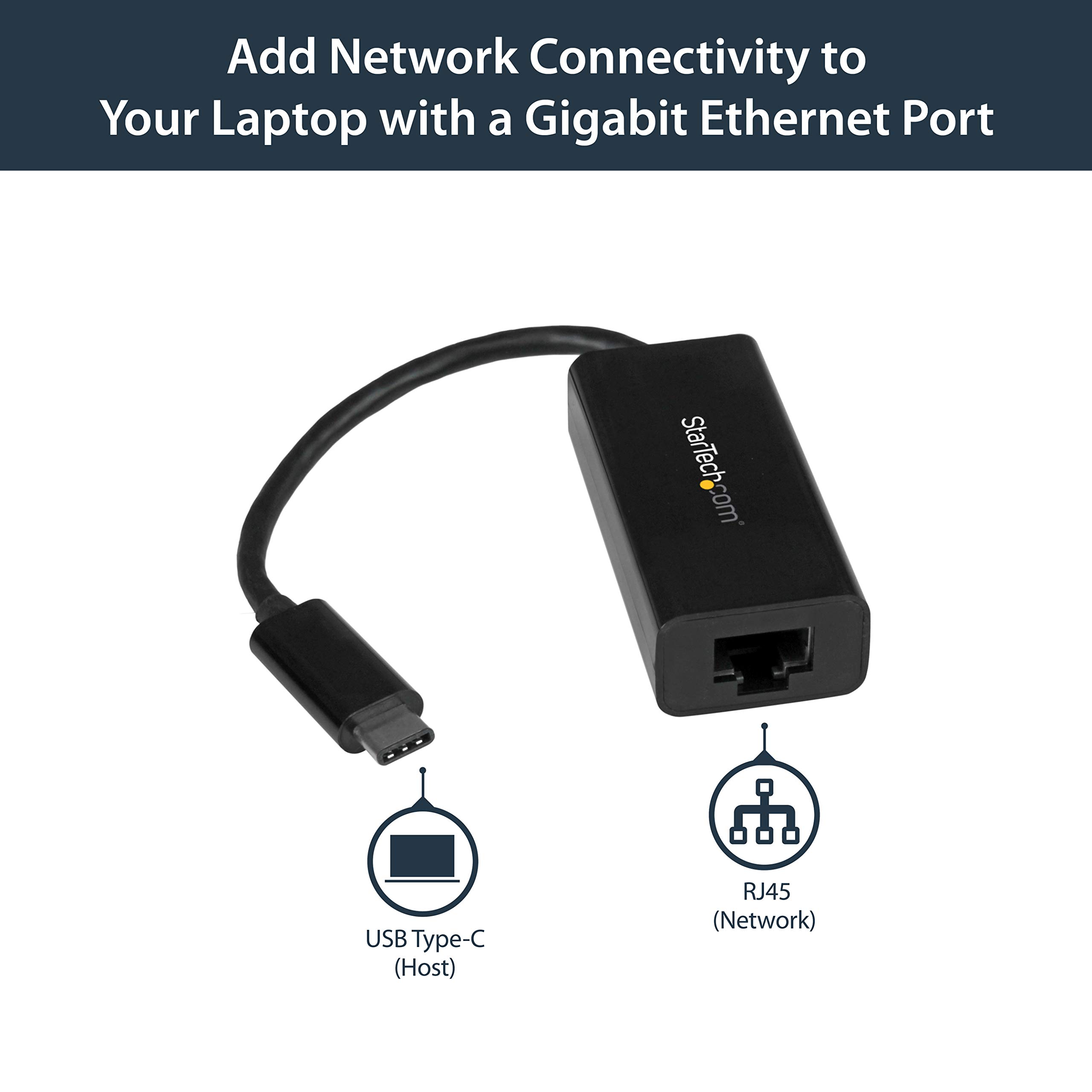 StarTech.com USB 3.0 to Gigabit Ethernet Adapter and USB-C to Gigabit Ethernet Adapter Bundle
