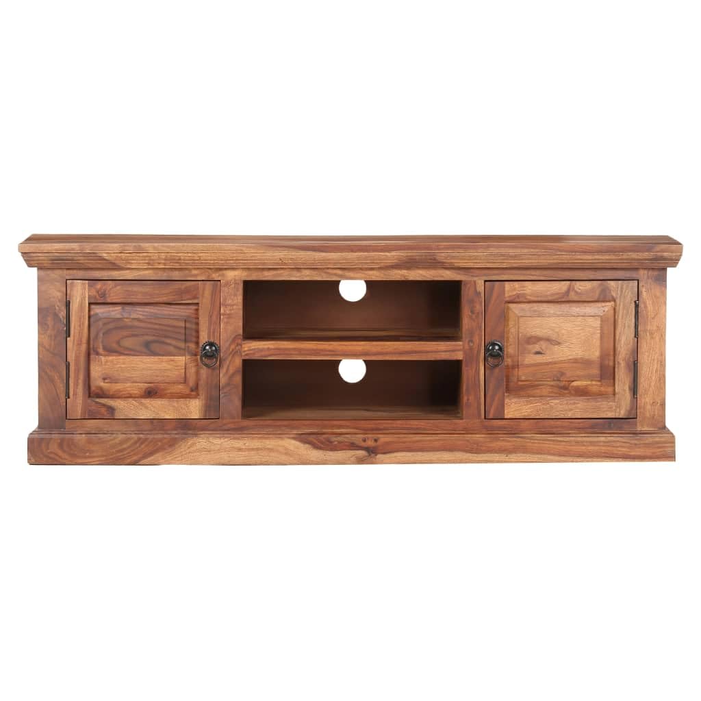 THYUOVAI TV Cabinet,Sideboard Lowboard Media Console Cabinet HiFi Cabinet Tv Table Suitable for Living Room,Bedroom,Closet,Hallway,Foyer,Office 47.2"x11.8"x15.7" Solid Sheesham Wood