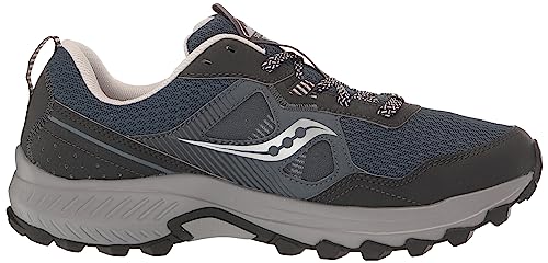 Saucony Men's Excursion TR16 Trail Running Shoe, Navy/Silver, 11 Wide