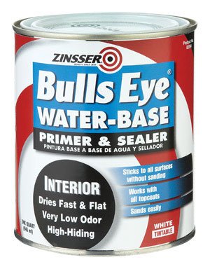 Zinsser Bulls Eye Flat White Primer and Sealer For All Surfaces 1 qt.