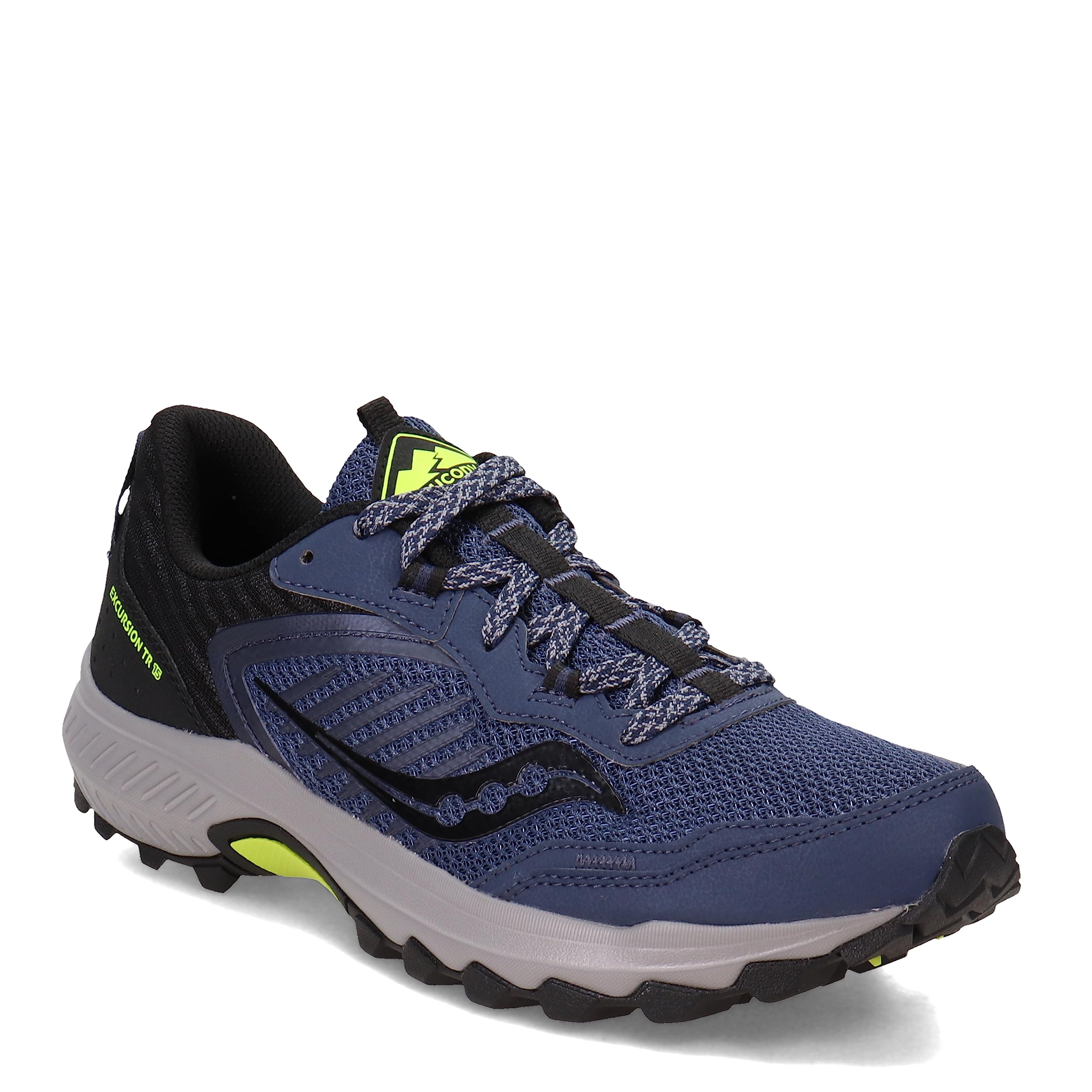 Saucony mens Excursion Tr15 Trail Running Shoe, Space/Alloy, 10.5 US
