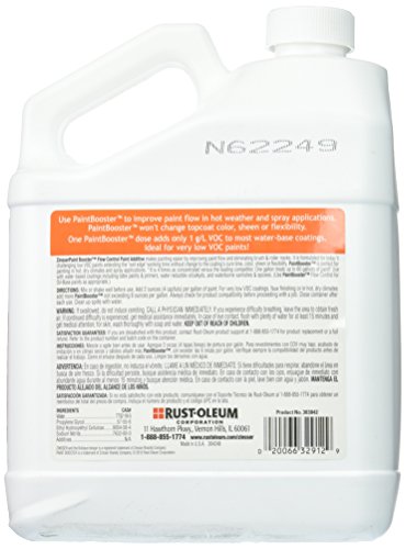 Zinsser PaintBooster 303842 Flow Control Paint Additive, Water Based, Gallon, 1 Gallon (Pack of 1)
