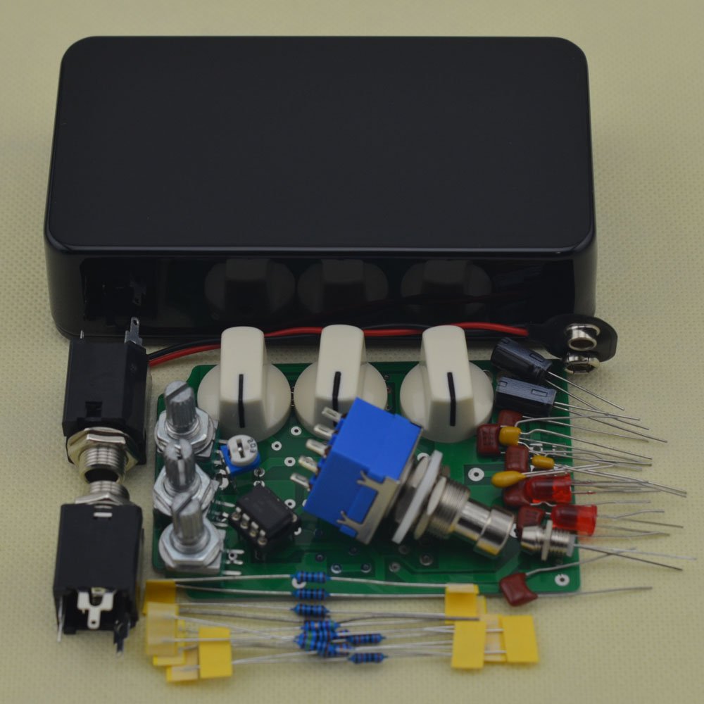 TTONE DIY Distortion Guitar Pedal DS-1 Effects Stompbox Kit Black