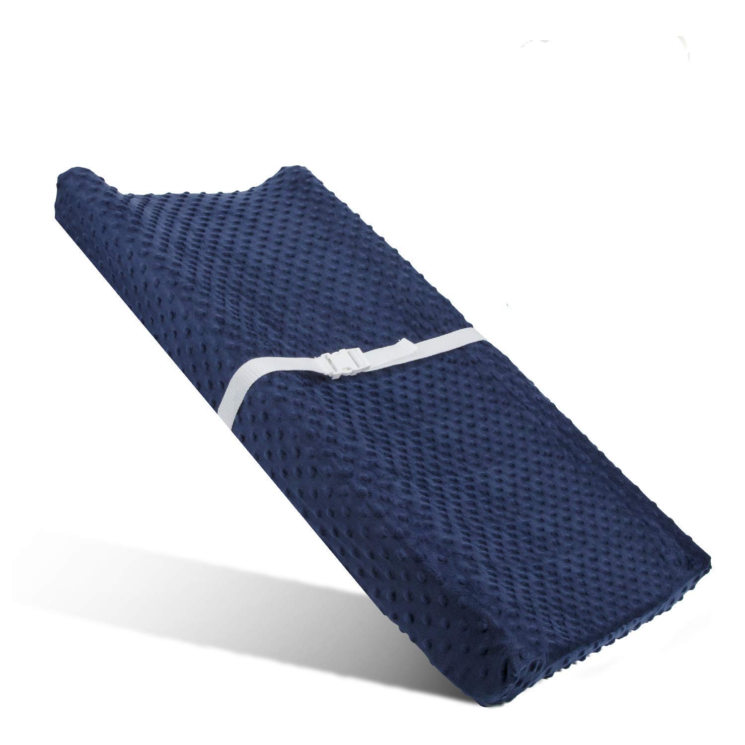 Ultra Soft Minky Dots Plush Changing Table Covers and Travel Baby Changing Pad with Wipes Pocket