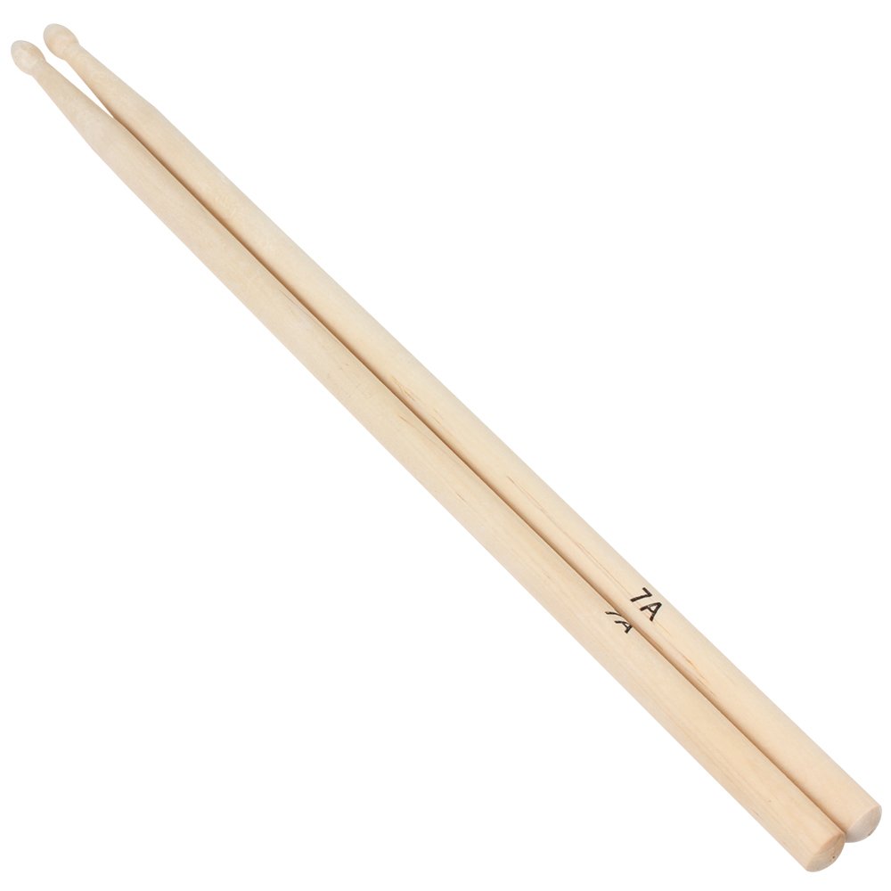 YiPaiSi Drum Sticks 7A Drumstick, Classic Drum Sticks Maple Drumsticks, Maple Wood Drumsticks, Wood Tip Drumstick for Students and Adults