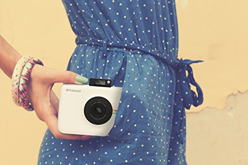 Zink Polaroid Snap Touch Portable Instant Print Digital Camera with LCD Touchscreen Display (White)
