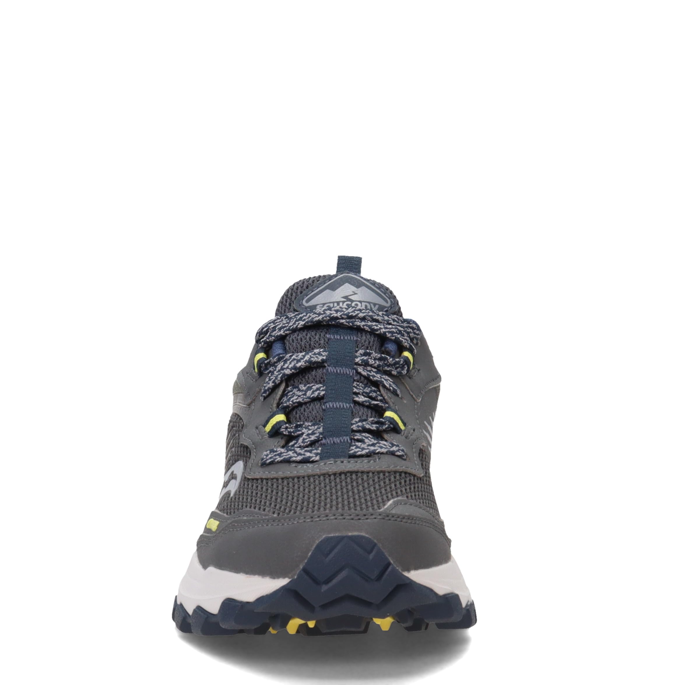 Saucony Women's Excursion TR15 Trail Running Shoe,Shadow/Sunblaze, 8 W
