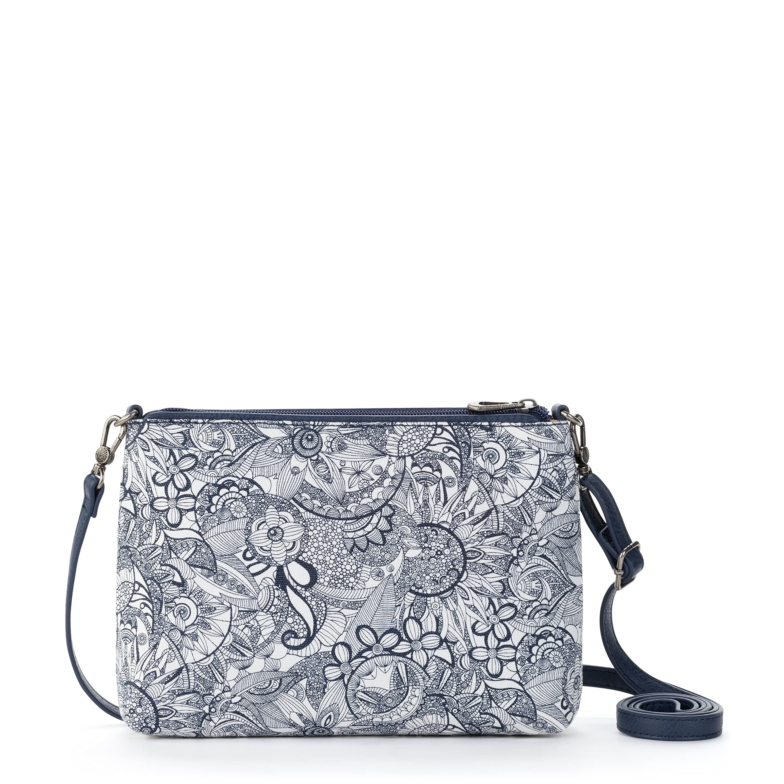 Sakroots Womens Sakroots Campus Mini Crossbody Navy Spirit Desert, Navy Spirit Desert, One Size US