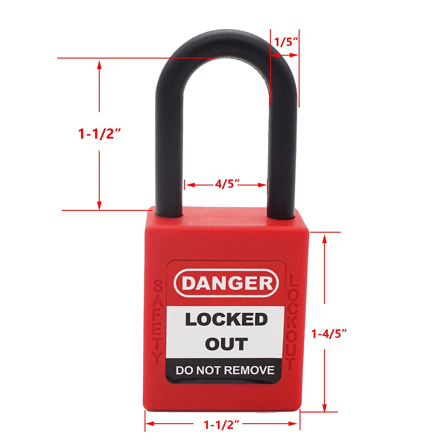 SAWISPHY Gate Valve Lockout with Safety Padlock for Water Spigot Faucet Locks Outdoor Petroleum Gas 1 to 2-1/2 Inch Lock Out Device 1 Pack