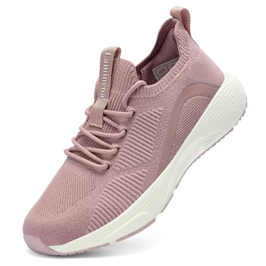ZOOMCO Women's Walking Sneakers Running Shoes Slip On Workout Lightweight Tennis Memory Foam Shoes for Gym Sport Travel