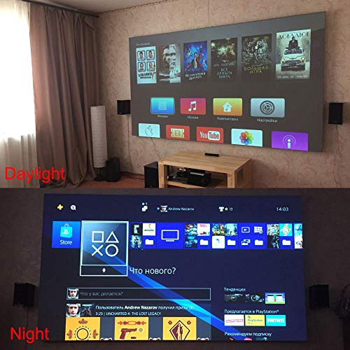 XDDCDH Projector Screen 16:9 Metal Anti Light Curtain Reflective Fabric Cloth for DLP Projector (Size : 84 inch)