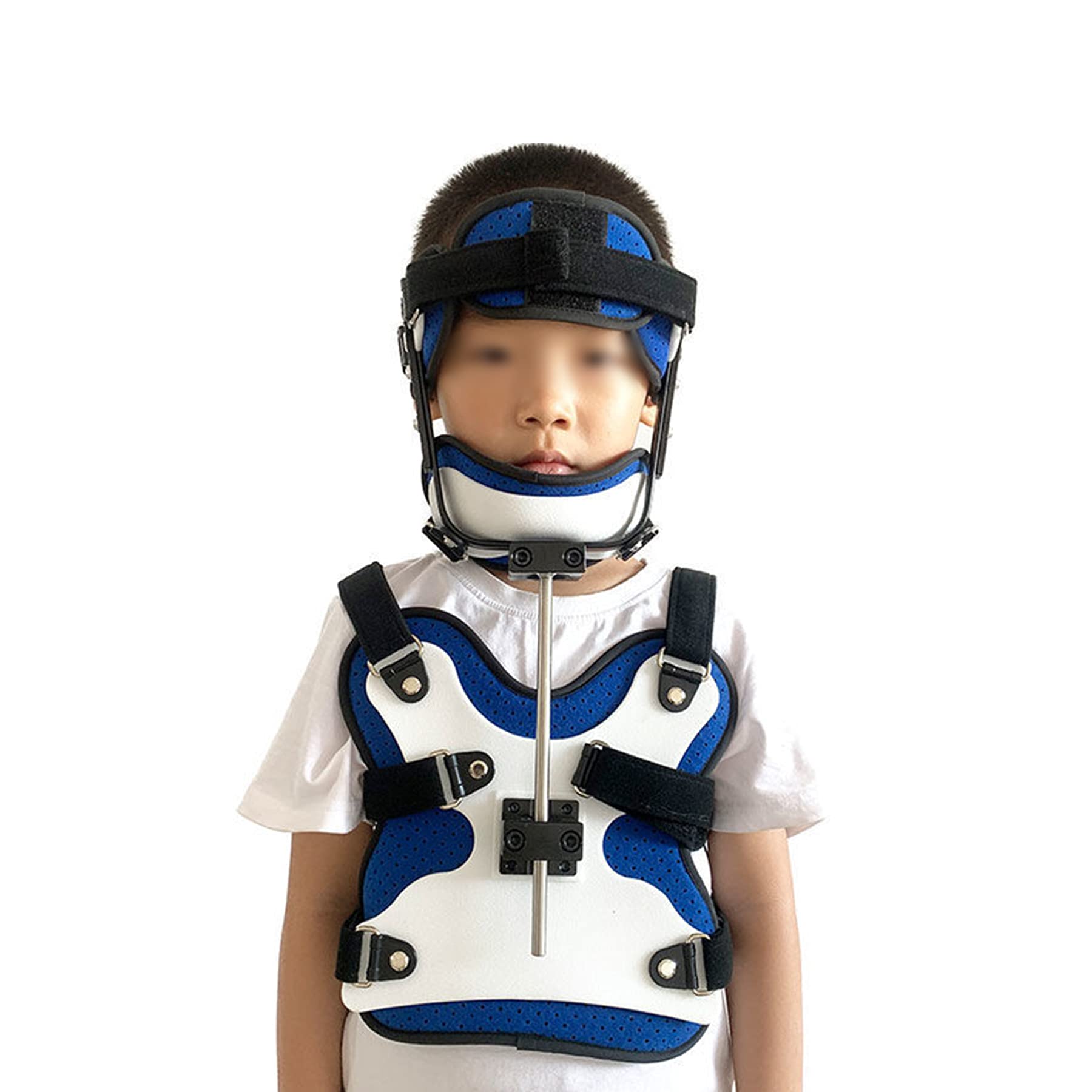 WILLQ Head Neck Chest Thoracic Orthosis Fracture Fixation Cervical Vertebra Rehabilitation Support for Neck and Upper Back Injuries Relief for Arthritis Acute Pain Surgery Fractures