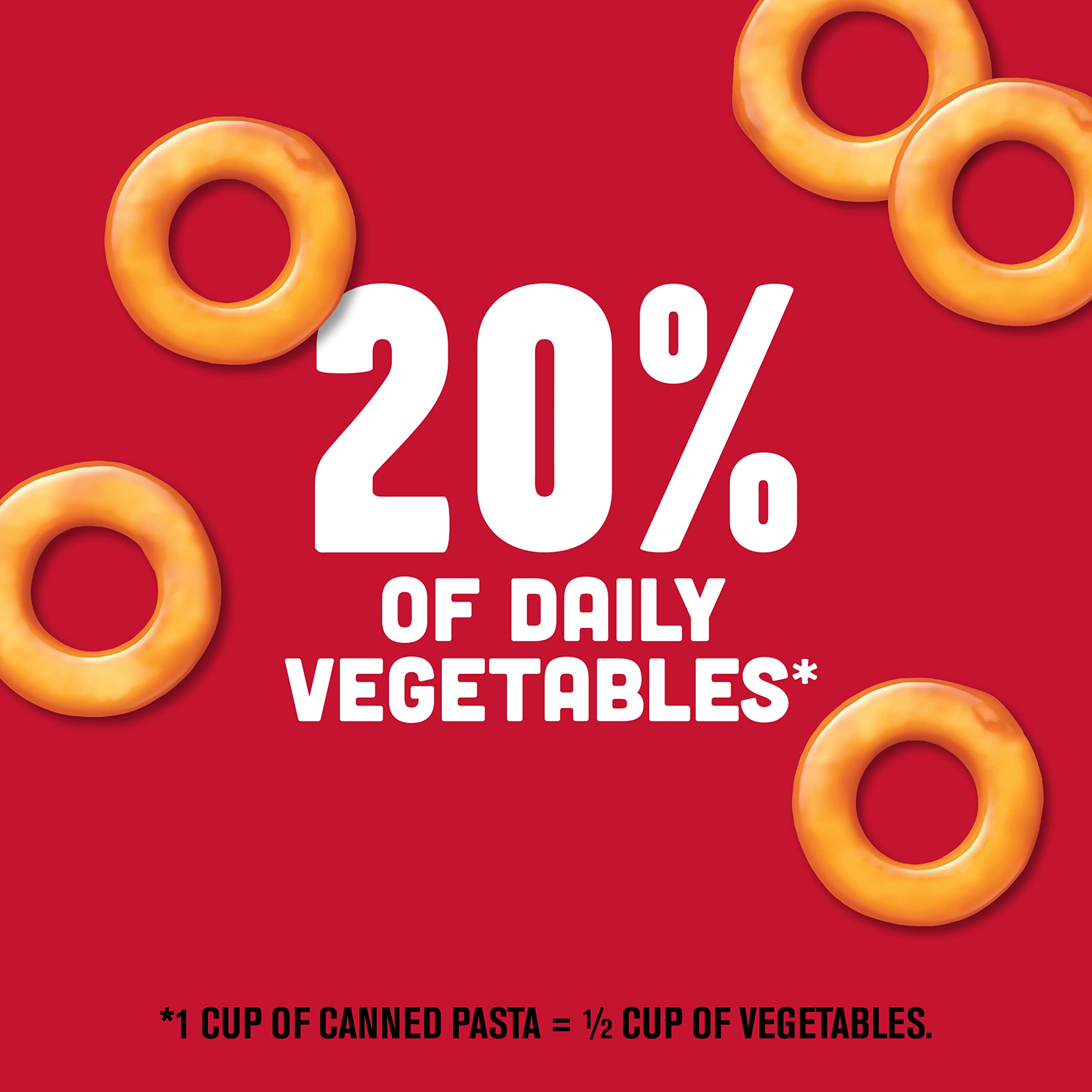 SpaghettiOs Original A to Z's Canned Pasta, Healthy Snack for Kids and Adults, 15.8 OZ Can (Pack of 12)