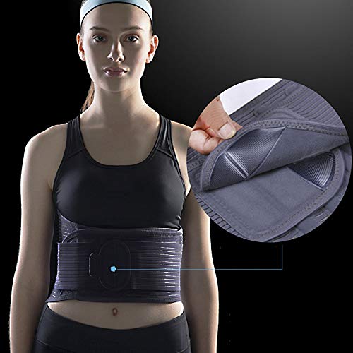 TANGIST Breathable Back Support Belt,Lower Back Posture Lumbar Brace For Injuries - All Sports - Herniated Disc Treatment For Man Woman (Size : L)