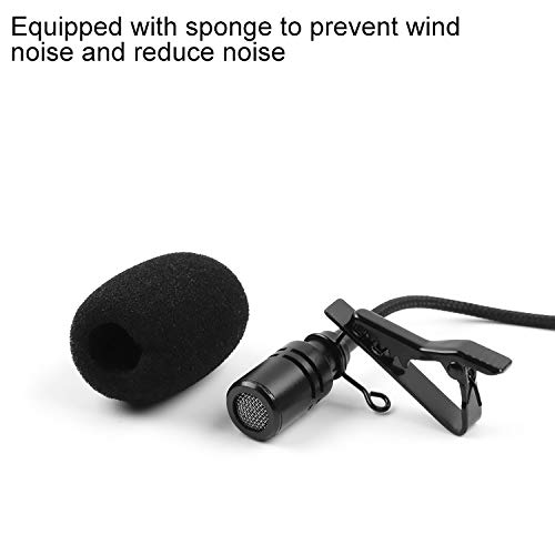 Timemall Action Camera Accessories Condenser Microphone with Tie Clip for SJCAM SJ7 / SJ6 / SJ360, Quality