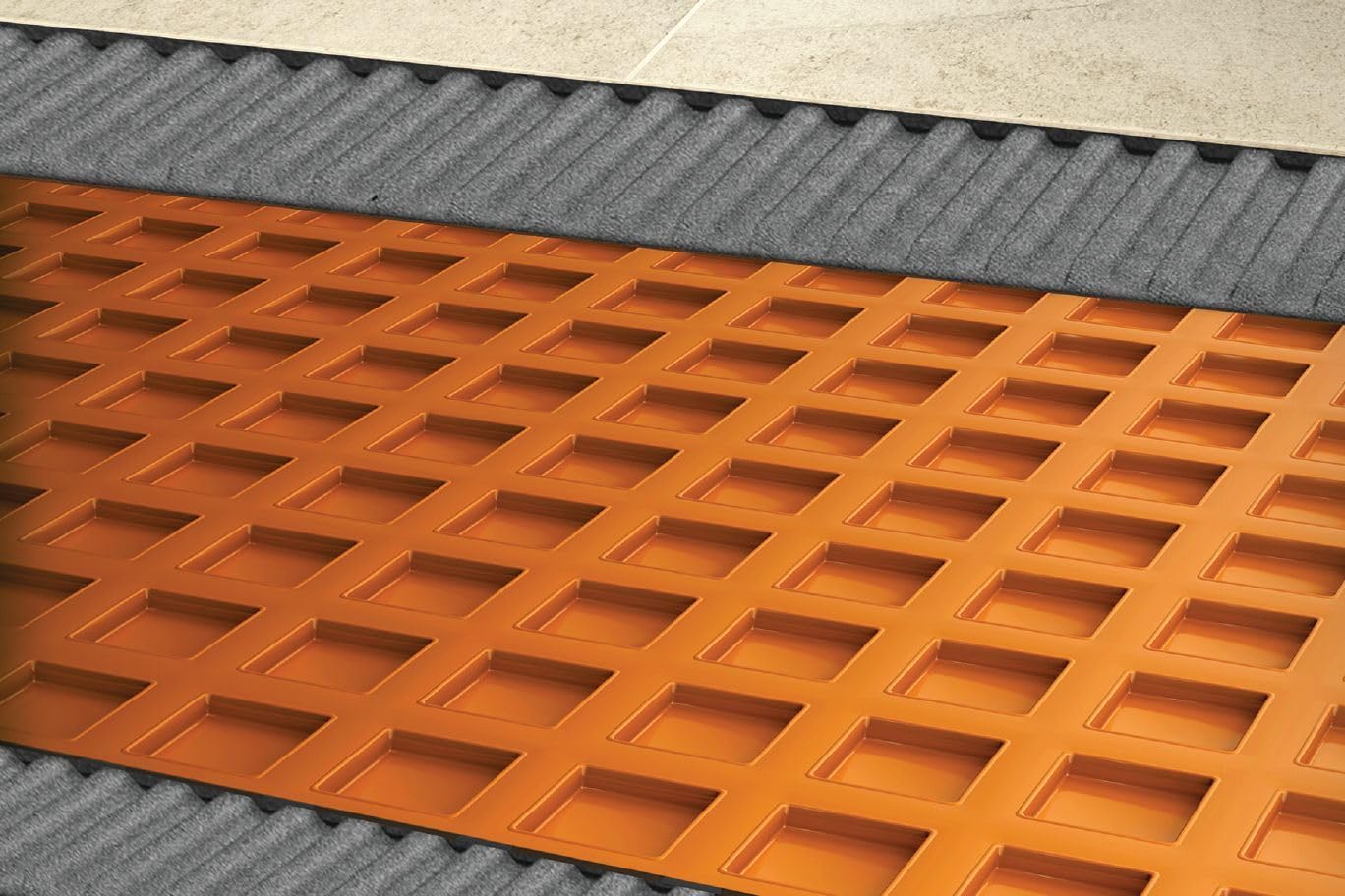 Schluter All-Set Modified Thin-Set Mortar - Ideal for Ditra and Kerdi Systems, Suitable for Ceramic, Porcelain, Stone Tile, Interior and Exterior Use - Grey, 50 Lbs - SETA50G