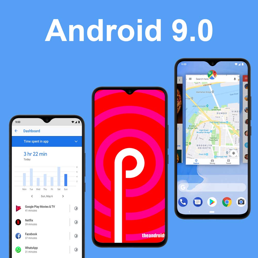 UMIDIGI F1 Play with 6GB+64GB Memory Android 9.0 48MP+8MP+16MP Cameras 5150mAh 6.3" FHD+ Global Version Smartphone Dual 4G LTE Cell Phone Unlocked (Black)