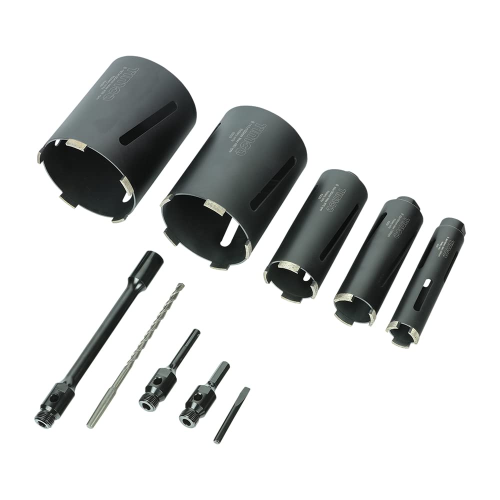 TIMco PDCK5 Diamond Core Kit Includes Sizes 172mm, 52mm, 177mm and 38mm - 5 pcs