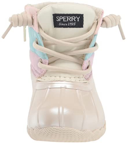 Sperry Kids Saltwater Ankle Boot, Pastel Multi, 7 US Unisex Toddler