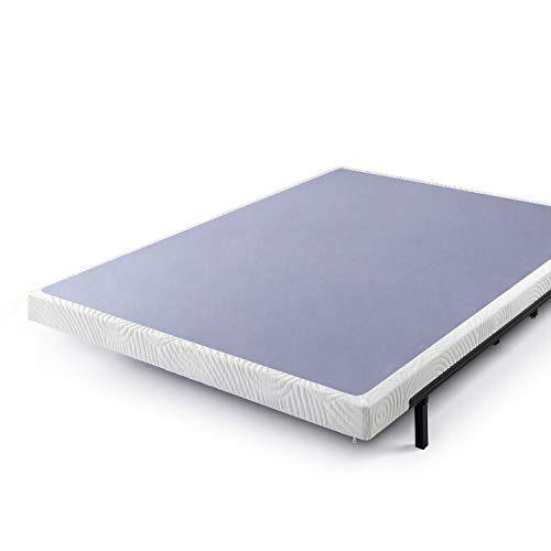 ZINUS Metal Box Spring with Wood Slats, 7.5 Inch Mattress Foundation, Sturdy Steel Structure, Easy Assembly, Twin XL