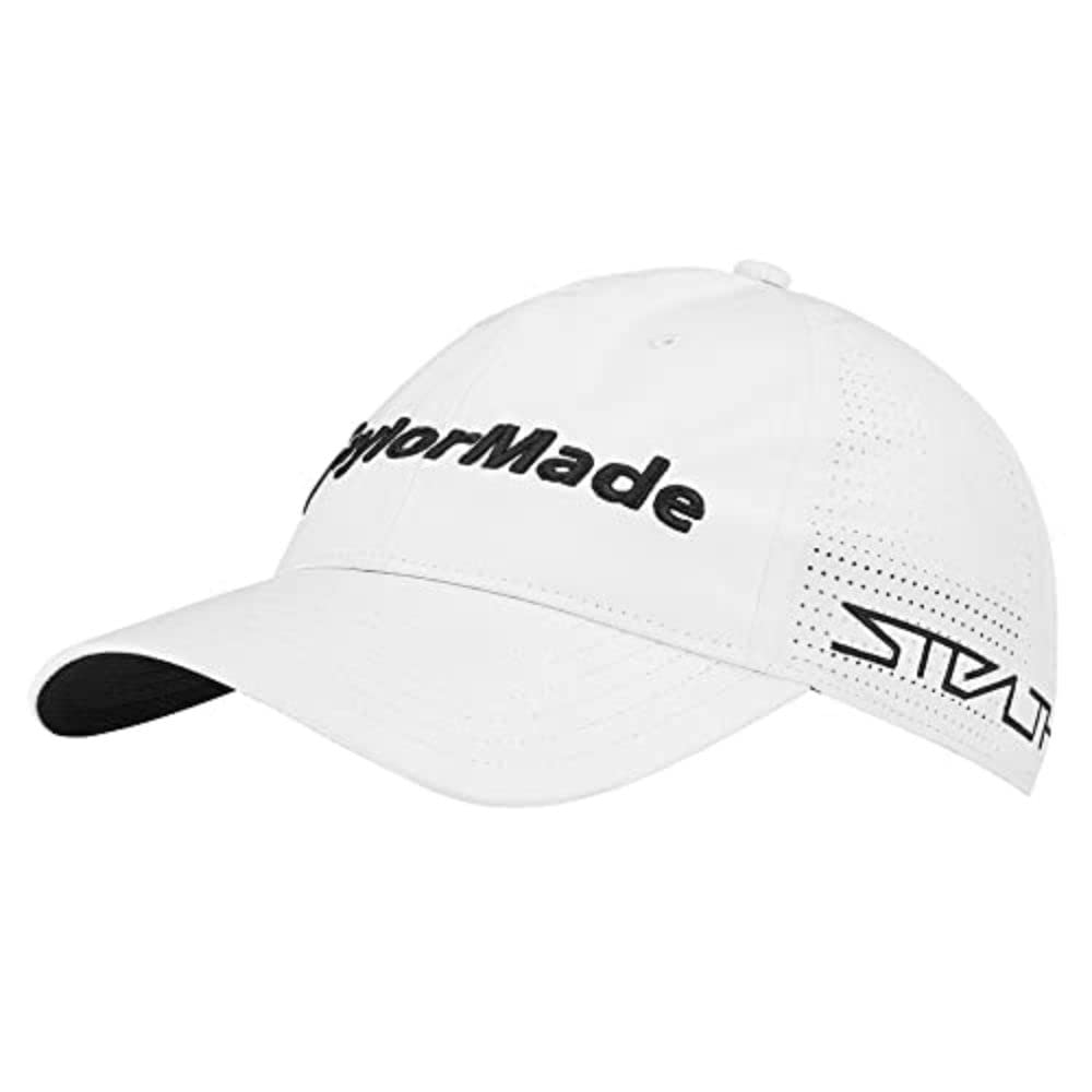 TaylorMade Men's Tour Cap, White, One Size