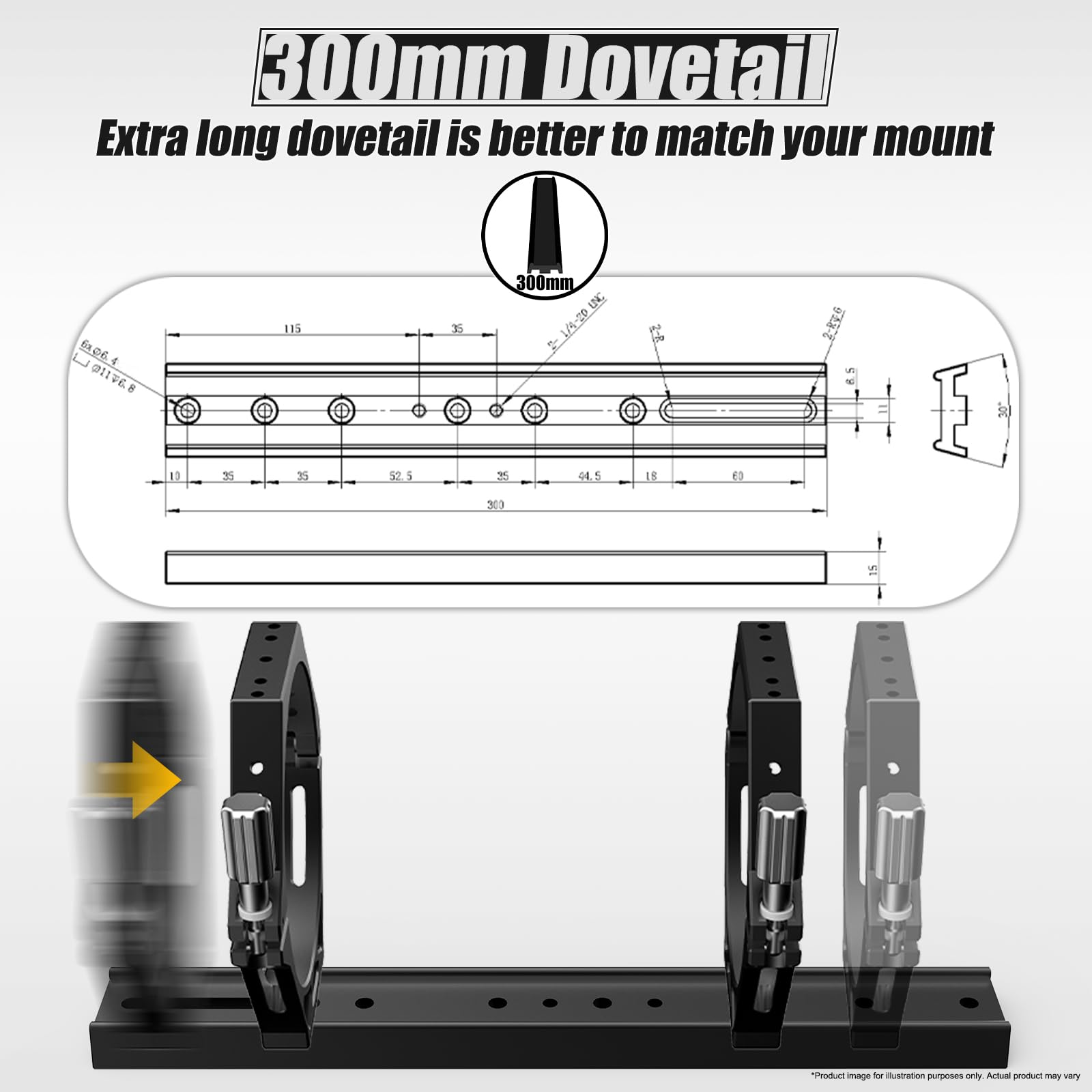 SVBONY SV550 APO Telescope, 122mm F7 Triplet Apochromatic Refractor Telescope, Professional Astronomical Telescope with 300mm Versatile V-Style Dovetail for Astrophotography and Visual with Bag