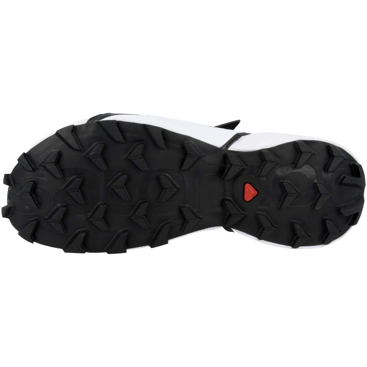 Salomon Unisex Speedcross Sandal Hiking Shoes Sneaker, Black/White/Black, 6 US Men