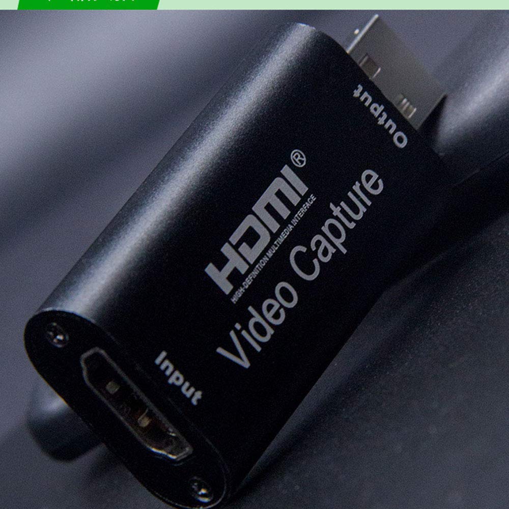 TenYua Mini Video Capture Card USB 3.0 HDMI Video Grabber Record Box for PS4 Game DVD Camcorder HD Camera Recording Live Streaming
