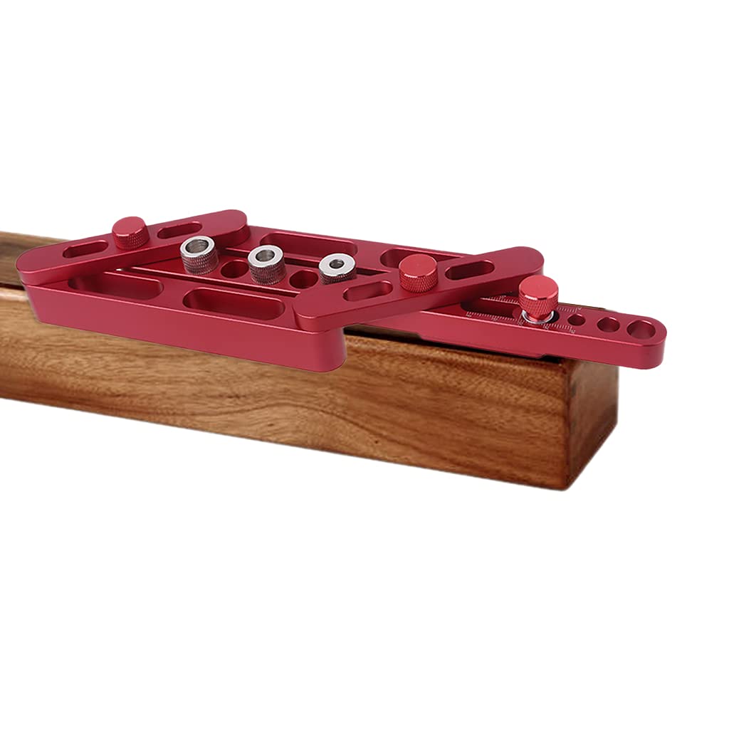 Self Centering Dowelling Jig For Metric Dowels 6/8/10mm Precise Drilling Jig Accessories Woodworking Three-in-one Tool Dowel Jig Kit Ysisly