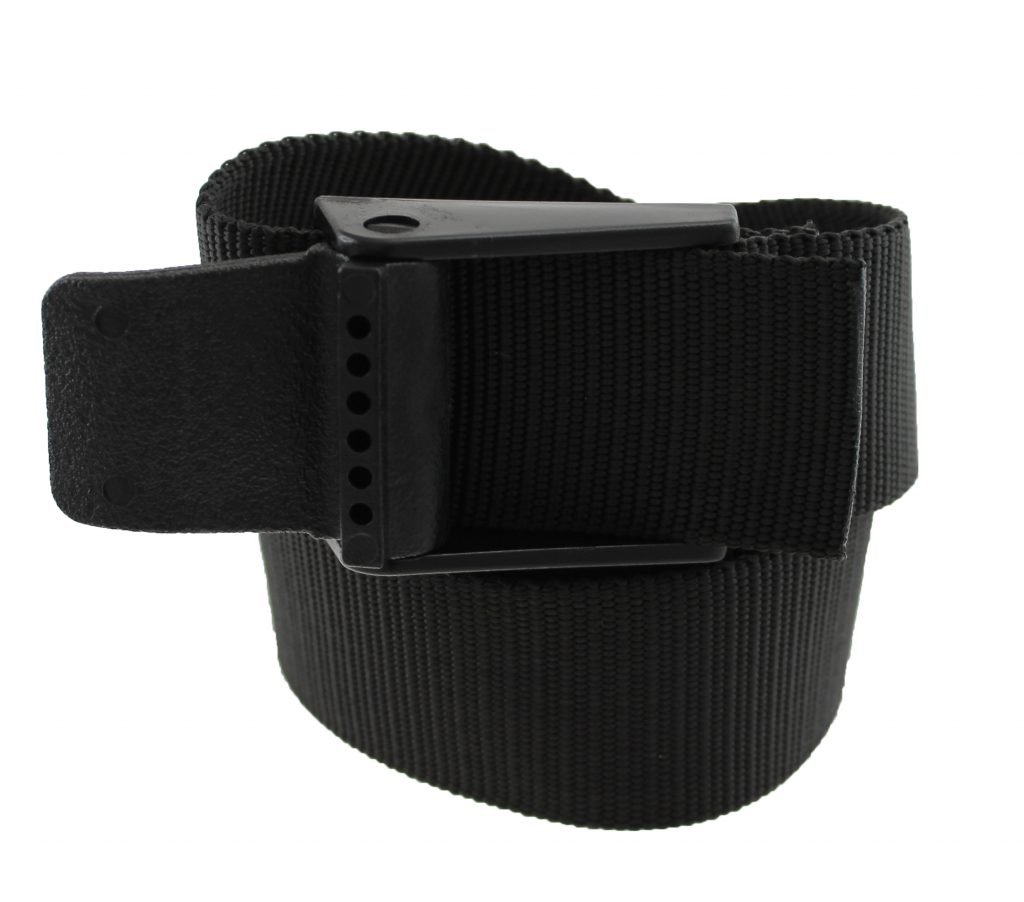 Titan Durable Outdoor Nylon Web Belt Metal Free (Black)