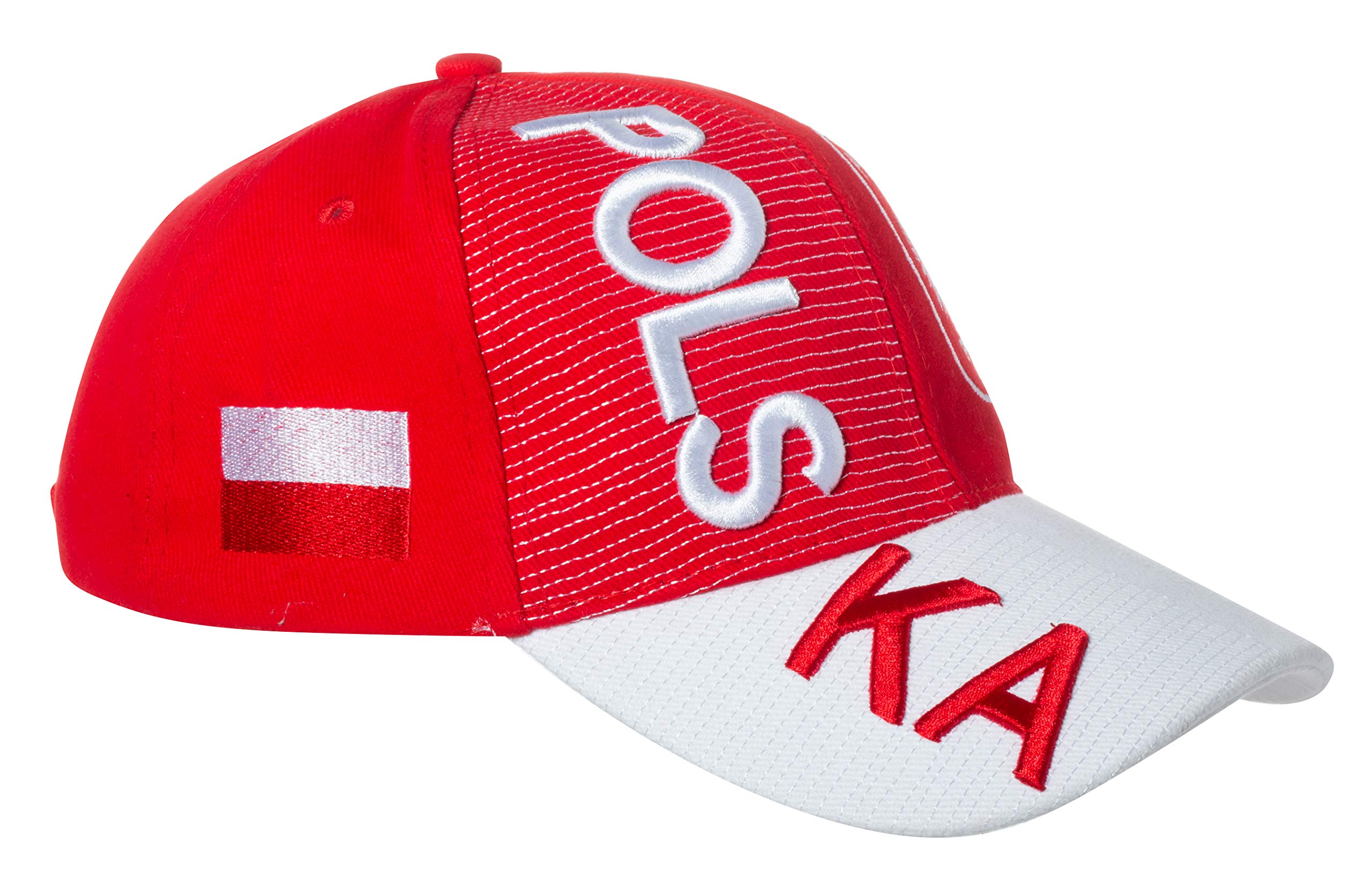 Polska Poland Eagle National Pride Country Adjustable Embroidered Baseball Cap