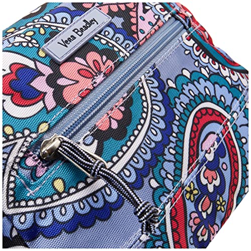 Vera Bradley Women's Lighten Up Medium Cosmetic Makeup Organizer Bag, Kona Paisley, One Size