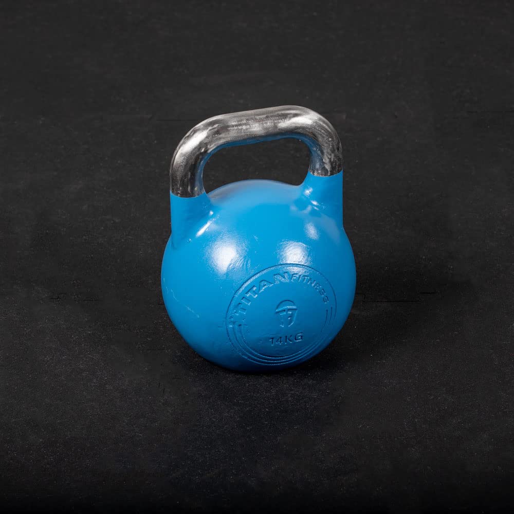 Titan Fitness Competition Style Kettlebell 14 KG Steel, Workout, Strength, Power