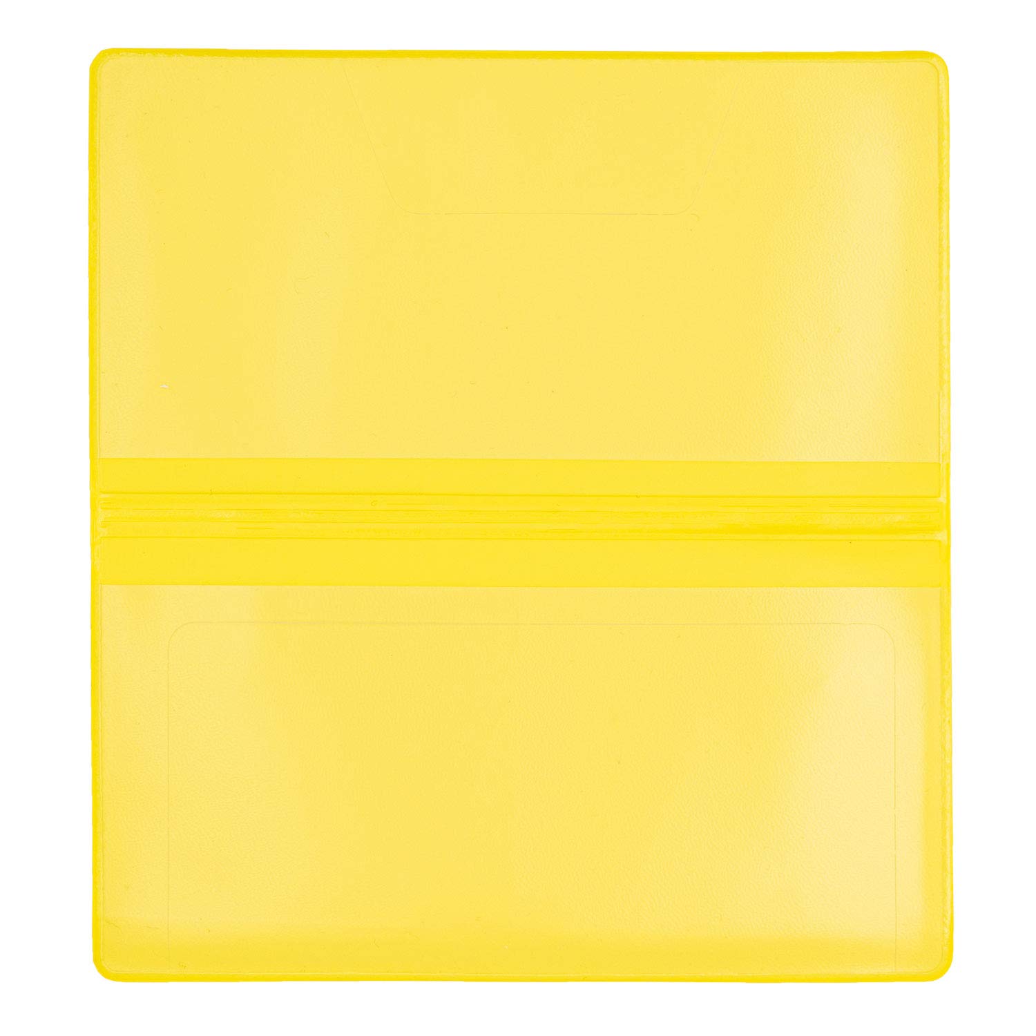Yellow Vinyl Checkbook Cover, Top Tear Personal Vinyl Checkbook Cover