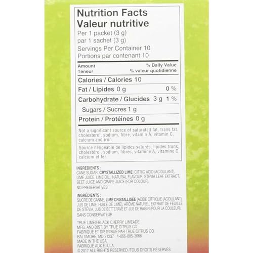 True Citrus Limeade Crystalized Black Cherry, 30 GR
