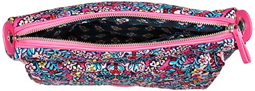 Vera Bradley Women's Cotton Carson Mailbag Crossbody Purse, Kaleidoscope, One Size