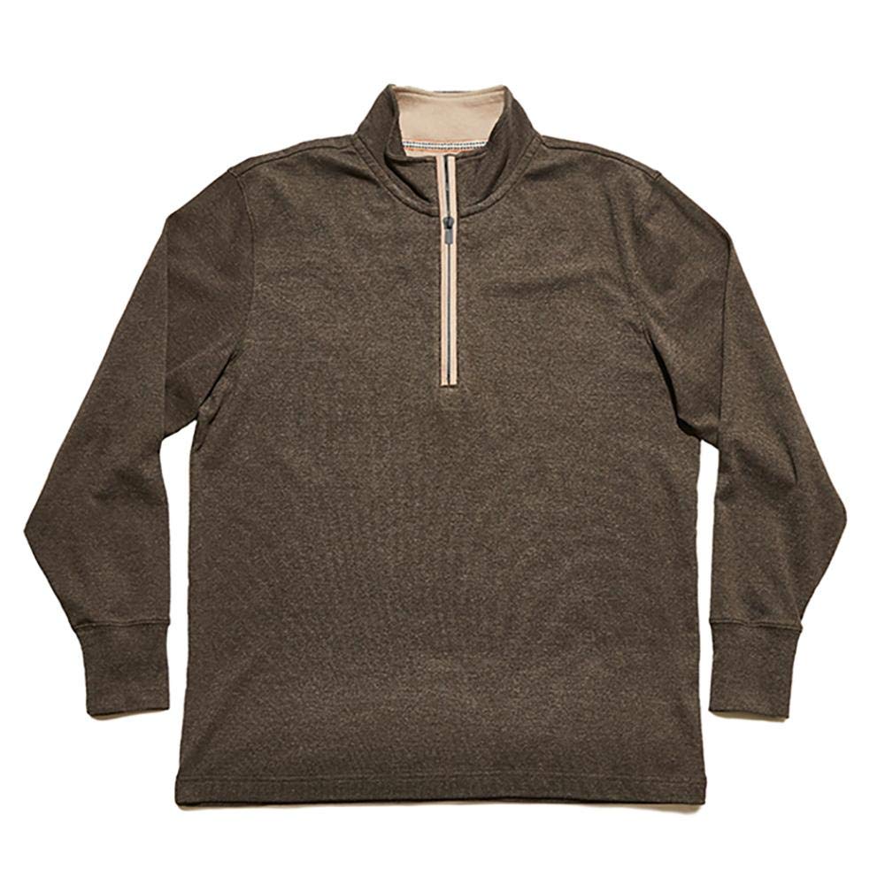 The Normal Brand Puremeso Quarter Zip Pullover - Charcoal, XXL