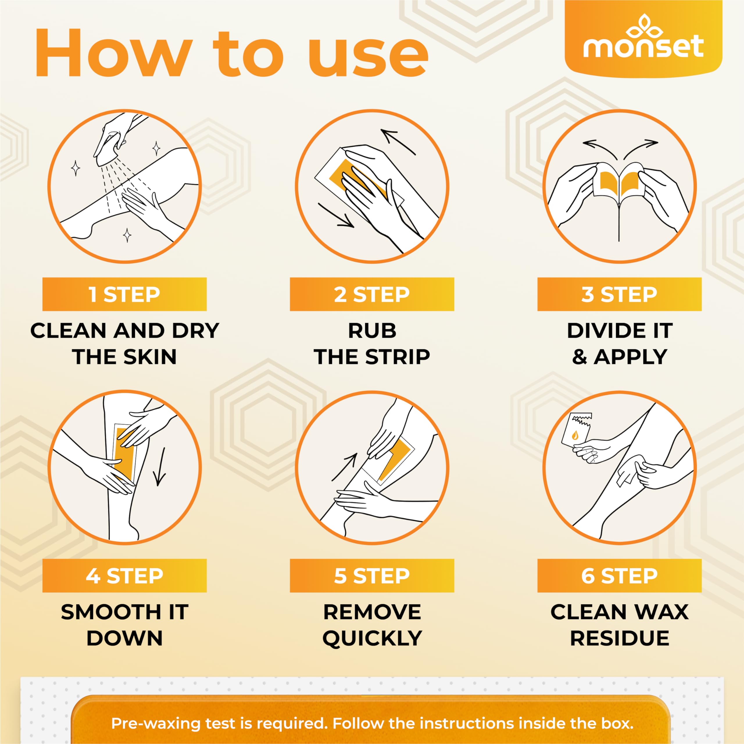 Wax Strips - 38 Double-Sided Strips - For Body and Face