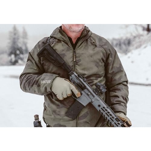 VIKTOS Men's Zerodarker Durable Waterproof Breathable Insulated Touchscreen Compatible Shooting Gloves, Ranger, Medium