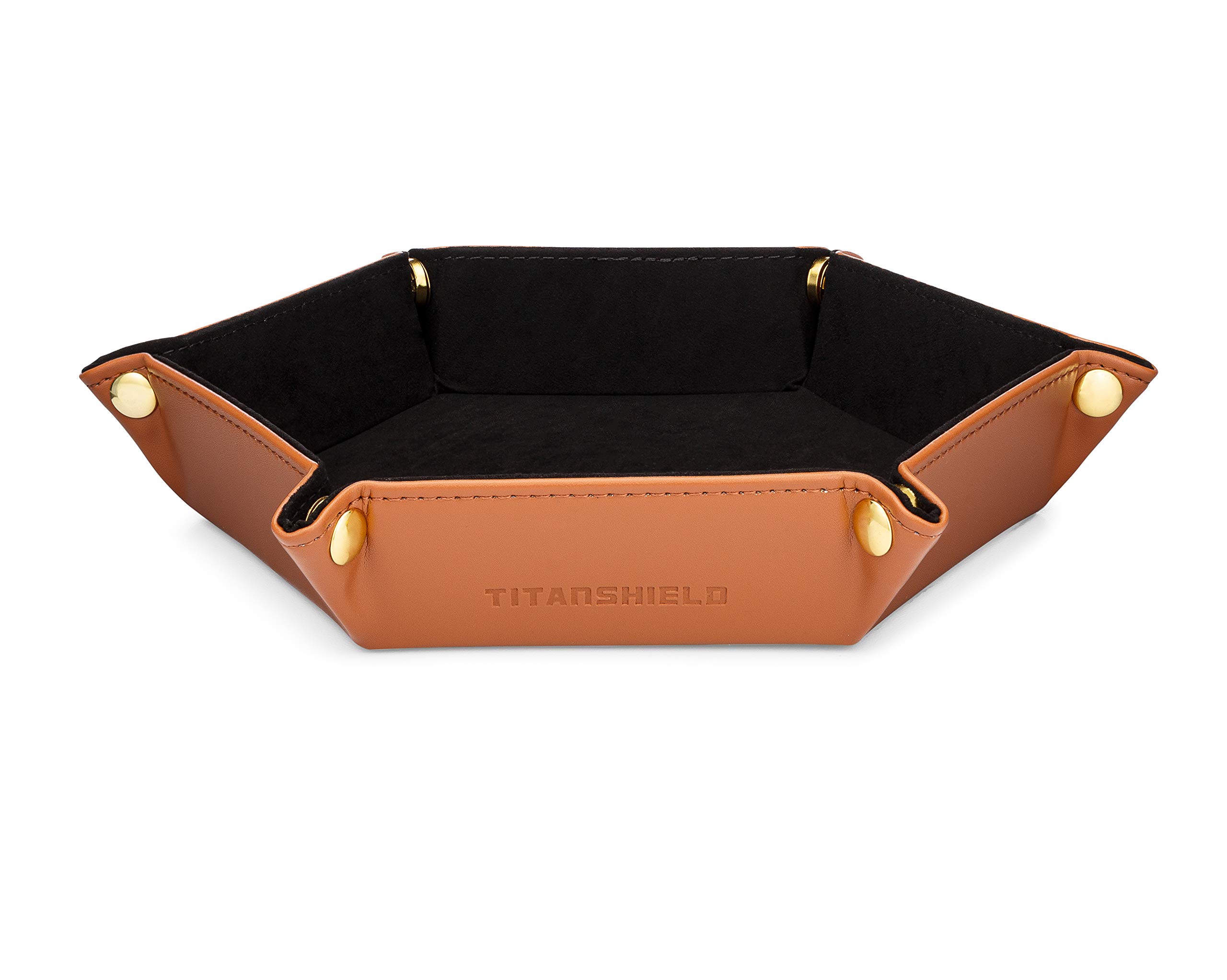 TITANSHIELD Premium Magnetic Dice Tray for Rolling - Suitable for Metal Dice, RPG, DND, Table Games