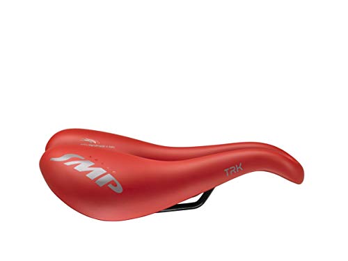 Selle SMP TRK Saddle Large - Matt Red, long 272 mm - wide 177 mm (ZSTT03LARGE-RED)