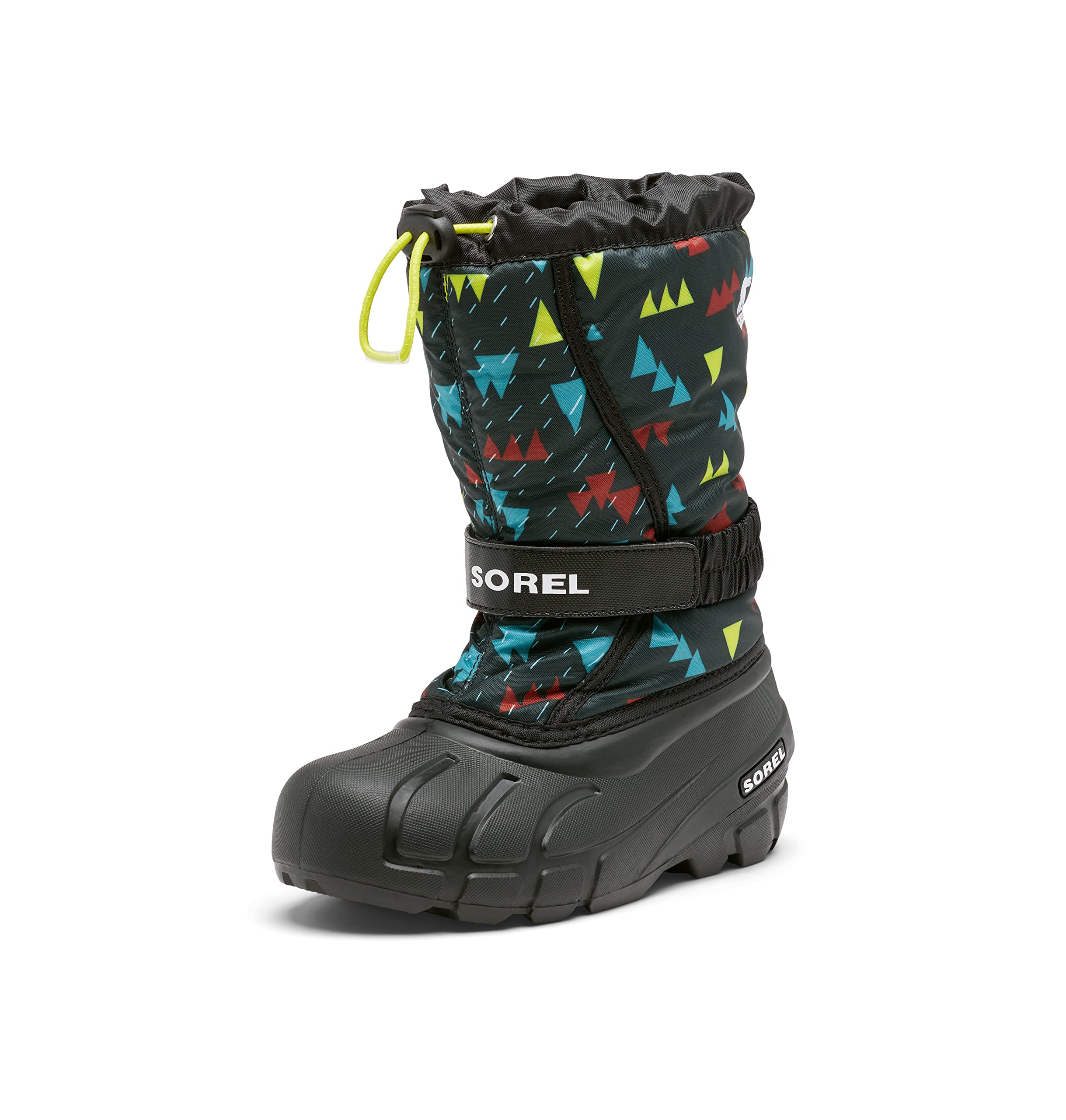 Sorel Youth Boys Flurry Print Boots - Black, Black - Size 2