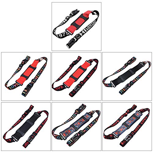 WINGOFFLY Letter Shoulder Strap To Carry Your Kids Bike Balance Bicycle Accessories with Adjustable Straps Extendable Moving & Kick Scooter Carrying Strap(Style F)