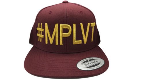 The World Of Hats Gorra Grossera Burgandy Snapback Yupoong